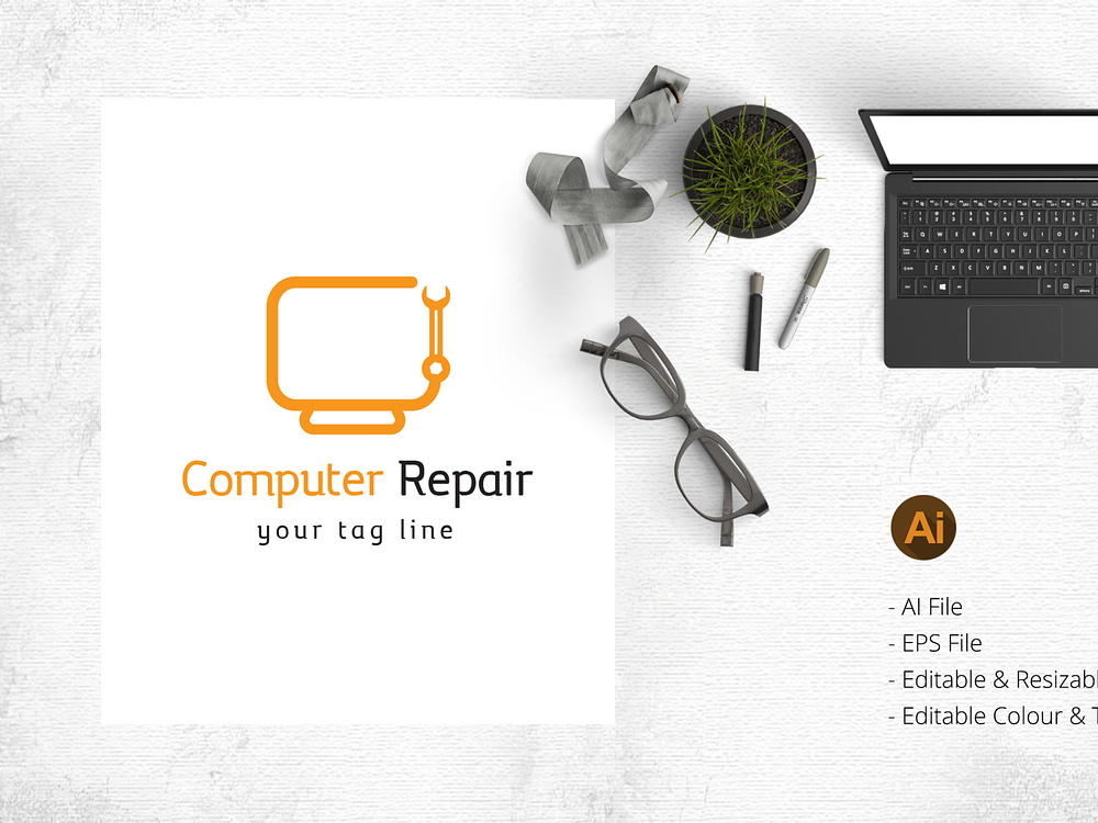 50 Repair Logo Design Concepts